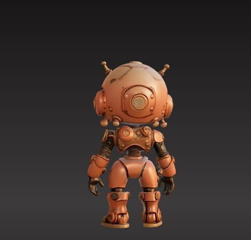 😤 Steam Punk Cute Robo 3D STL file for printing・ STL File for 3D ...