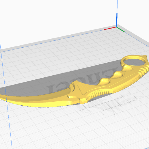 STL file KARAMBİT 🔪 ・Template to download and 3D print・Cults