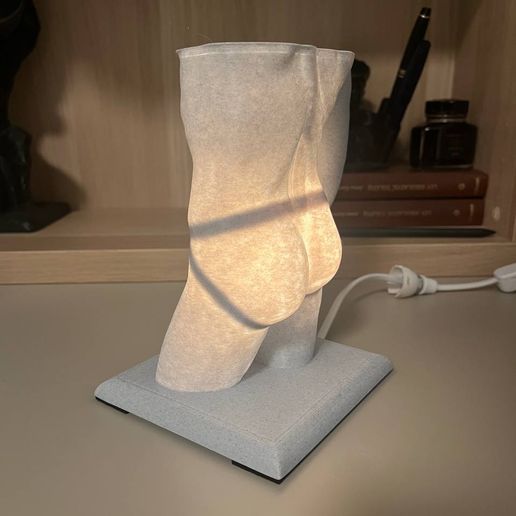️ David Torso with Jockstrap - Desk Lamp・ STL File for 3D printing・Cults