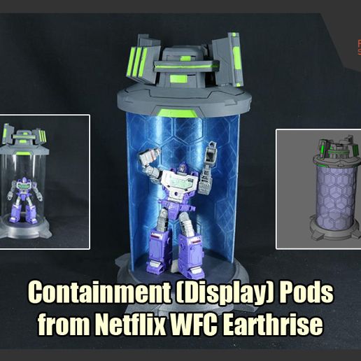 🤖 Containment Pods from Transformers Netflix WFC Earthrise・ 3D File for ...