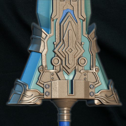 🔮 Crystal Sword - FF7 Rebirth・ STL File for 3D printing・Cults