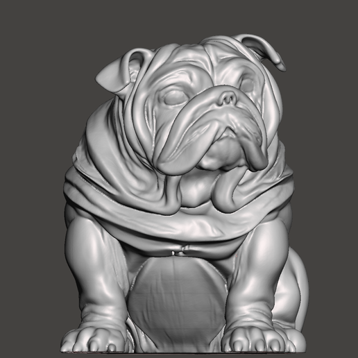 👾 bulldog・ STL File for 3D printing・Cults