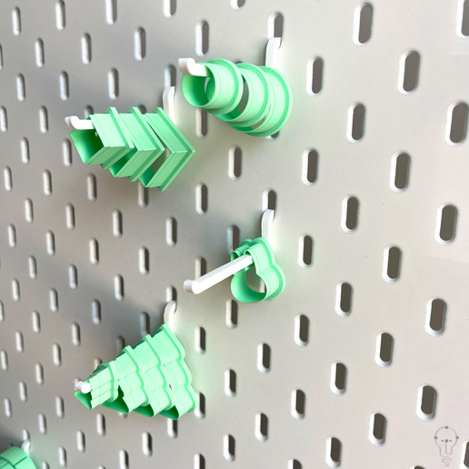 🏢 Pegboard Hanger for Cutters・ STL File for 3D printing・Cults