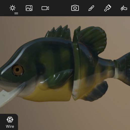 🎣 Panfish swimbait・ STL File for ・Cults