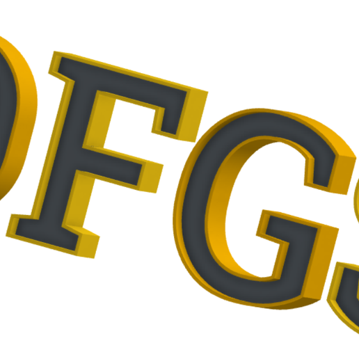 🚩 3D Desktop Lettering・Free 3D File for 3D printing・Cults