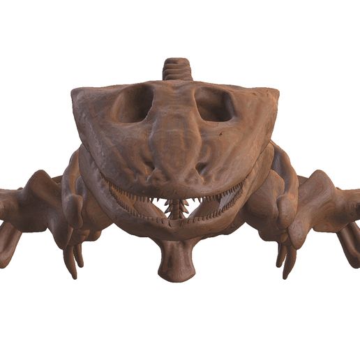 💀 Ichthyostega: Complete skeleton・ STL File for 3D printing・Cults