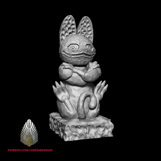 🐱 Loth Cat GArden Gnome 3d digital download/ Garden Statue・ 3D File for ...