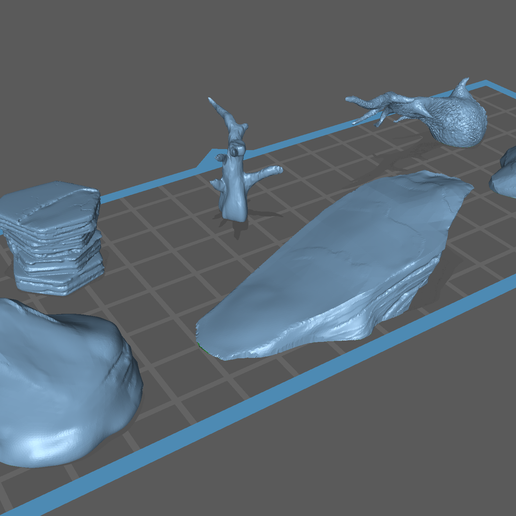 🪨 Basing Bits 1 (rocks and trees)・Free 3D File for 3D printing・Cults