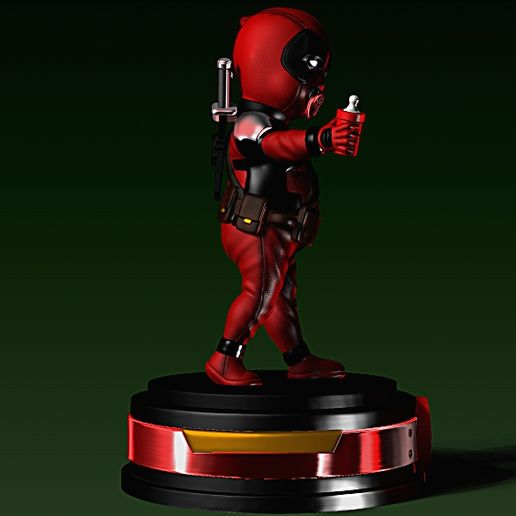 👶 BABY DEADPOOL MOVIE WOLVERINE MARVEL MARVEL BABYPOOL・ STL File for 3D ...