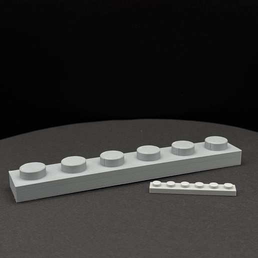 STL file Brick Plate 1x6 🧱 ・3D print model to download・Cults