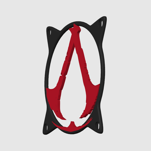 💻 120mm fan grill assassins creed shadows crest・Archivo OBJ para ...