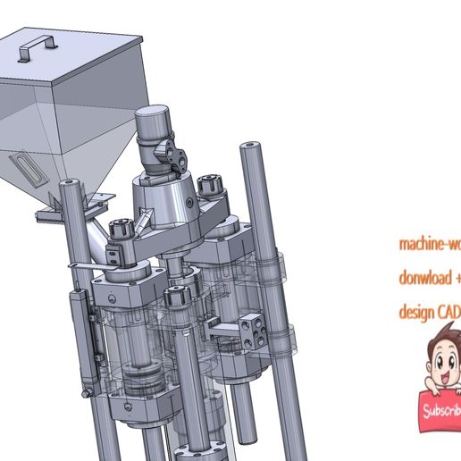 🧞‍♂️ industrial 3D model Vertical injection molding machine・ 3D File ...