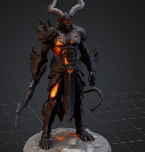 STL file Demonlord model 🔥 ・3D printing model to download・Cults