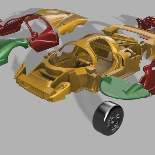 👽 1/12 scale SCG P4/5・ STL File for 3D printing・Cults