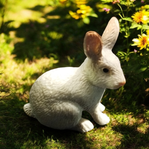 STL file Rabbit 🐇 ・3D print design to download・Cults