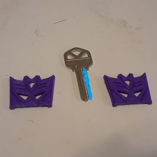 🔑 Phelps3D Decepticon Key Cover・Free STL File for ・Cults