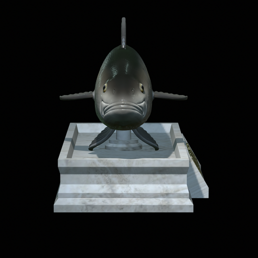 STL file fish greater amberjack / Seriola dumerili statue detailed ...