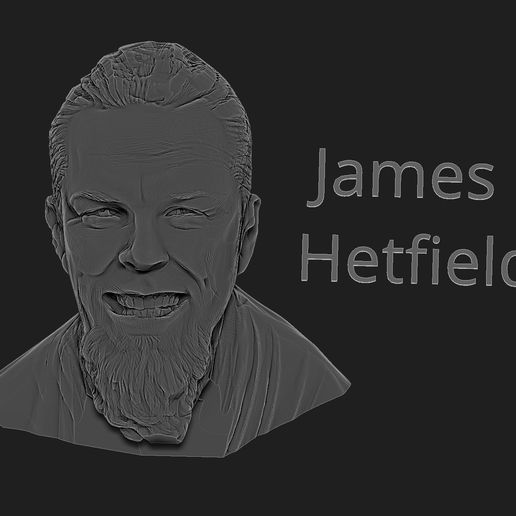 STL file James Hetfield 🗿 (OBJ)・3D printing model to download・Cults