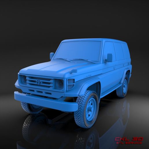 STL file Toyota Land Cruiser J70 5door 1990 STL PRINTABLE 🚗 ・3D printing model to download・Cults