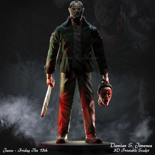🗿 Jason Voorhees Friday The 13th 3D Printable Sculpt・ STL File for ・Cults