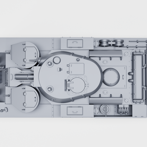 🪖 T28 model 1940 with conical turret (USSR, WW2)・ 3D File for 3D ...