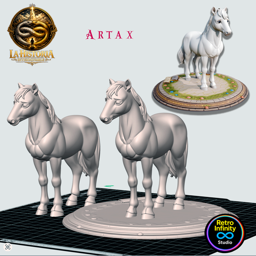 ♾️ Artax - The NeverEnding Story 3D collectible figure (130mm) | Retro ...