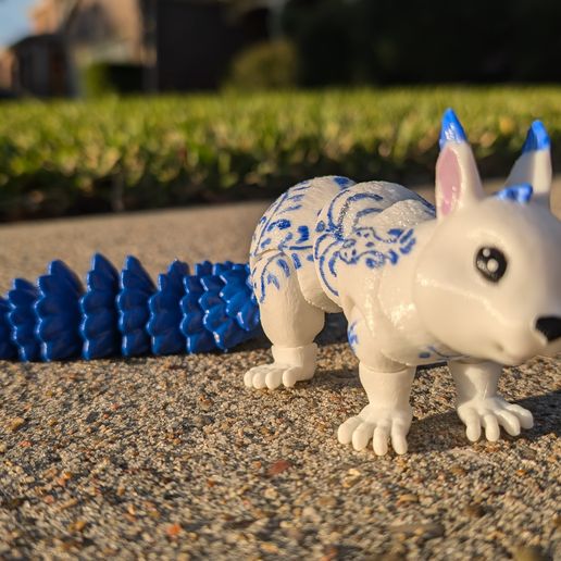 3D printed Movable squirrel - Flexi LAB • made with Creality K1・Cults