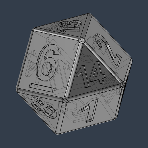 🎲 Cuboctahedron Dice・ STL File for ・Cults