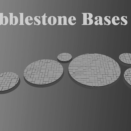 Free STL file Cobblestone Bases Kit 🎲 ・3D printable object to download ...