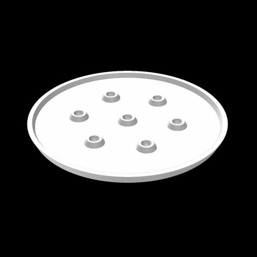 ⚔ 80MM 40K COMPATIBLE BASE・Free STL File for ・Cults