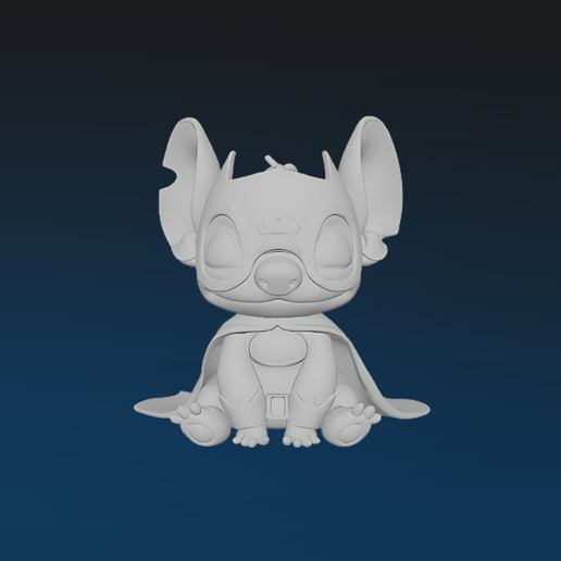 🦸 Stitch Batman - The 626 Experiment in Superhero Mode・ STL File for 3D ...