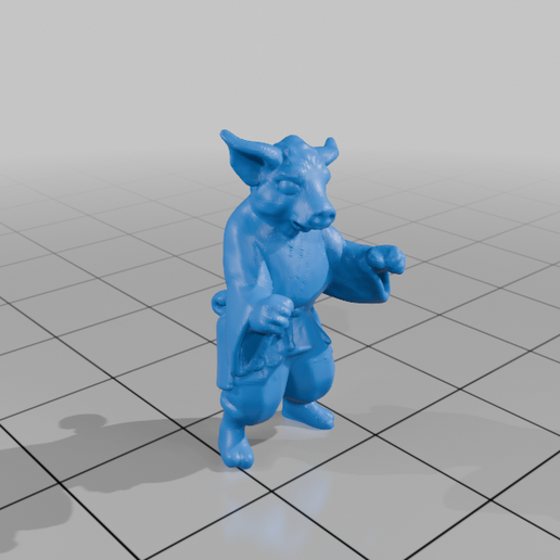 🐖 Mongrelfolk Pig Collection (DND / TTRPG)・Free 3D File for ・Cults
