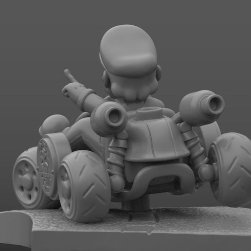 🗺️ Mario kart world, mario standard kart・ STL File for 3D printing・Cults