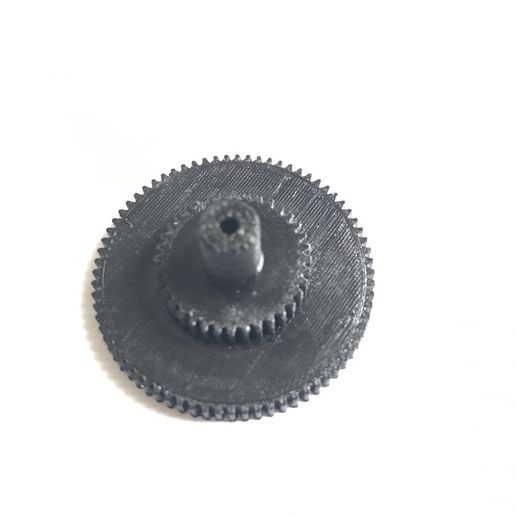 STL file gear Philips N7300 N7150 capstan friction wheel movement ⚙️ ...