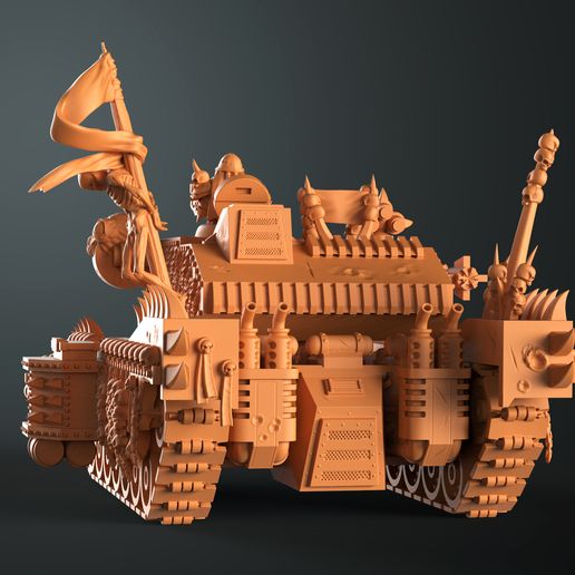 🪖 Medium Traitor Tank・ 3D File for 3D printing・Cults
