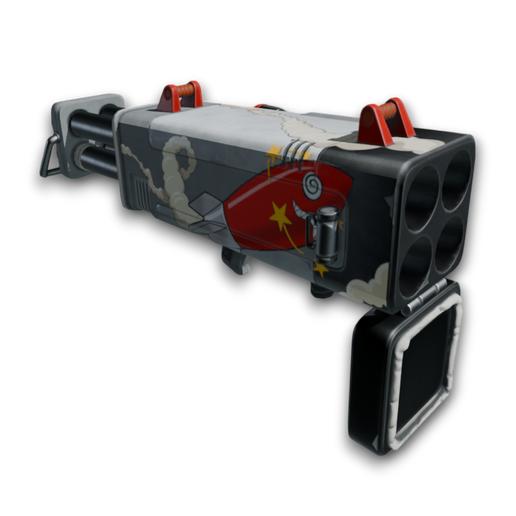 OBJ file burst Quad Launcher 🔫 ・3D printer design to download・Cults