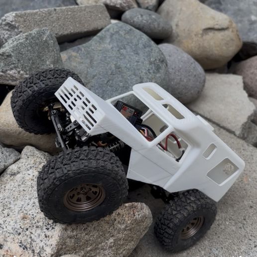 🚙 Boondocker SCX24 body・Free STL File for 3D printing・Cults