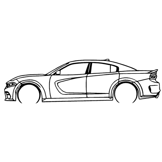 🕹️ Dodge Charger SRT Hellcat Redeye Widebody・ STL File for 3D printing ...