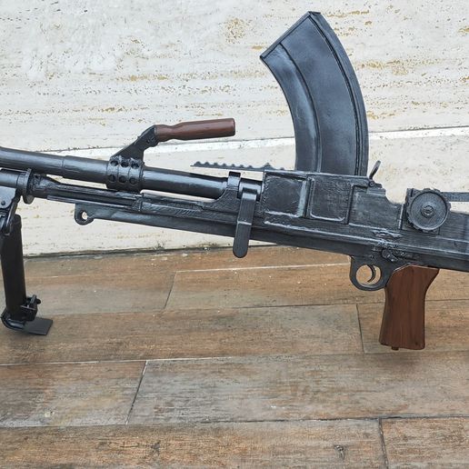 🔫 Bren MK I Gun Prop Replica with Internal・ STL File for 3D printing・Cults