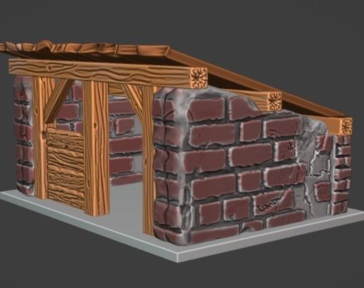 🎲 Barn・ STL File for 3D printing・Cults