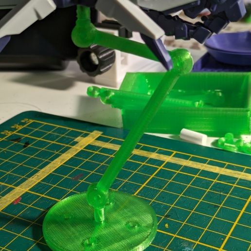 🤏 Gunpla small action arm base・Free 3D File for ・Cults