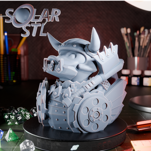 🦆 Cali war duck・Free 3D File for 3D printing・Cults