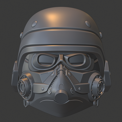 🪖 Killzone 3 Helghast Helmet 3D print model・ 3D File for ・Cults
