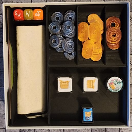 ♟ Tokaido Duo Deluxe Insert・ STL File for 3D printing・Cults
