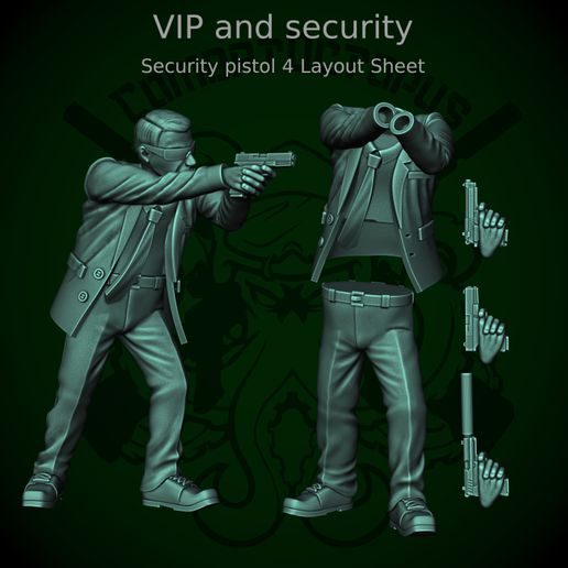 3D file Patreon pack 27 - November 2023 - VIP and security ♟ ・3D ...