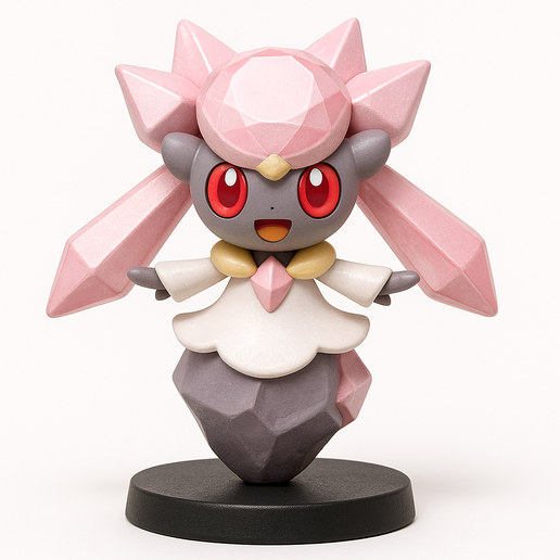 🦸 Diancie・ STL File for 3D printing・Cults