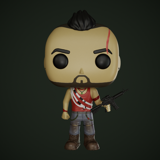 🇲🇪 Vaas Montenegro - Far Cry・ OBJ File for 3D printing・Cults