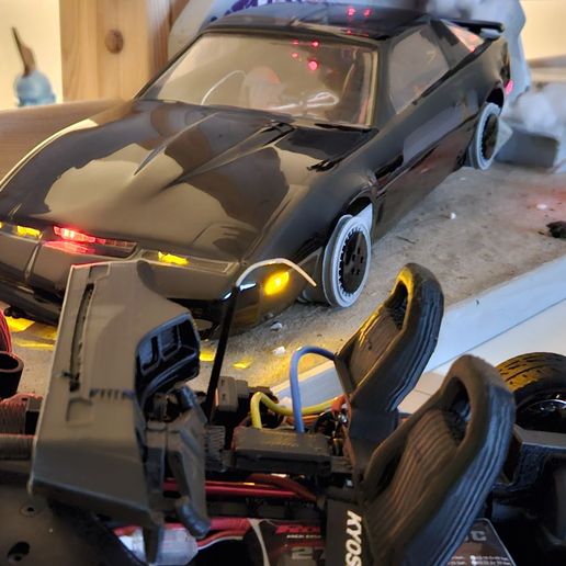 💨 Knight Rider Dash and Interior for 1:10 RC cars Kyosho Fazer MK2・ STL ...