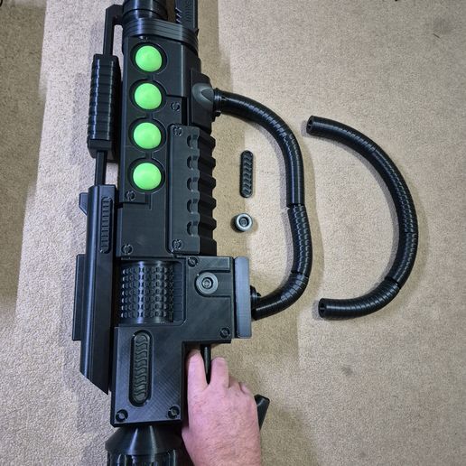 🎲 WH40K - HellGun N (Lightable)・ STL File for 3D printing・Cults