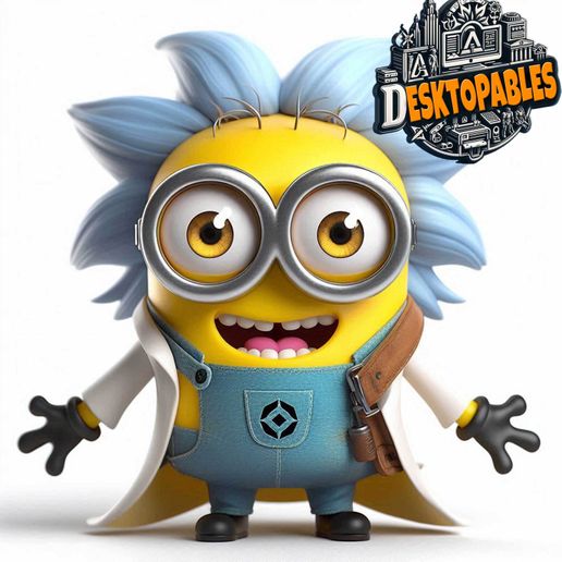 👹 Minion Rick - with Bambu color profile included・Free OBJ File for 3D ...